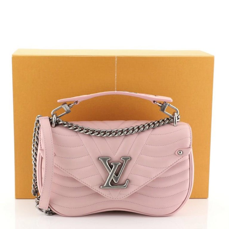 Louis Vuitton New Wave Chain Bag Quilted Leather MM at 1stDibs