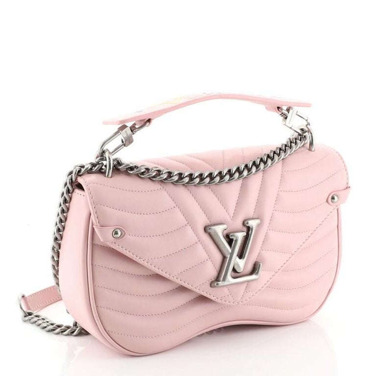 Louis Vuitton New Wave Chain Bag Quilted Leather MM at 1stDibs
