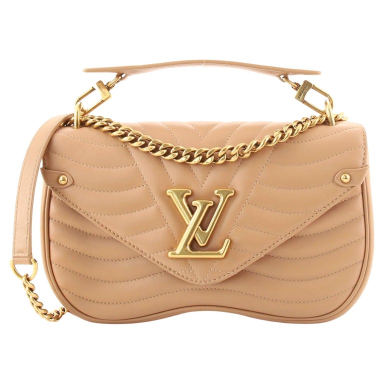 Louis Vuitton New Wave Chain Bag Quilted Leather MM at 1stDibs