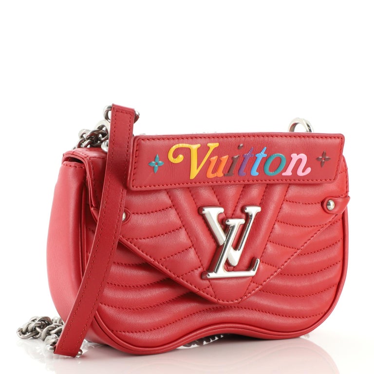 Louis Vuitton New Wave Chain Bag Quilted Leather PM at 1stDibs