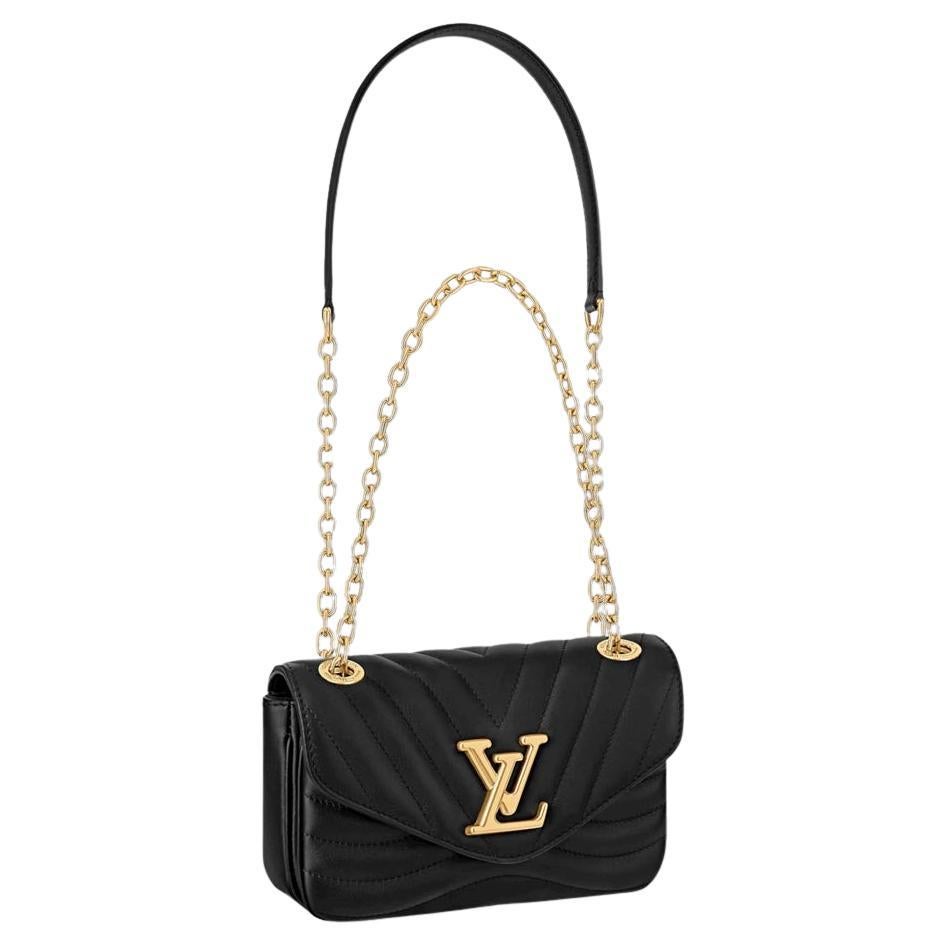 Louis Vuitton New Wave PM Chain Bag Black Quilted Cowhide Leather For Sale at 1stDibs | louis ...