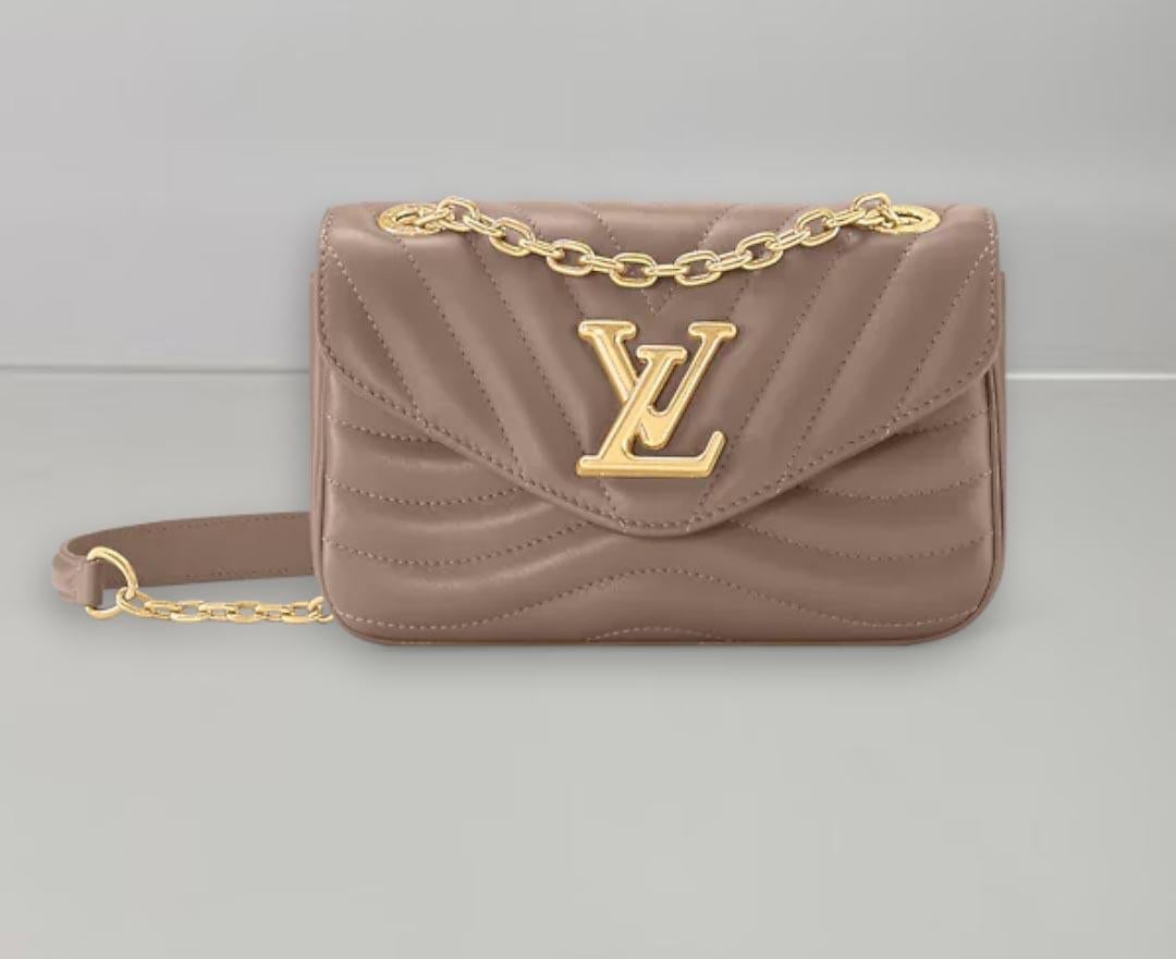 Louis Vuitton New Wave PM Chain Bag Colors Mole Quilted Cowhide For ...