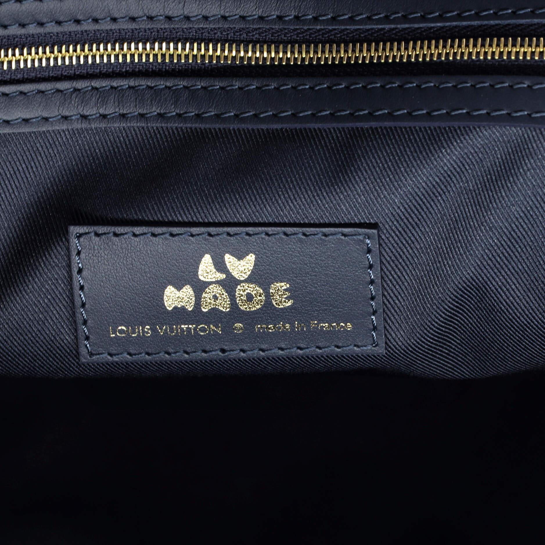 Louis Vuitton Nigo Keepall Bandouliere Bag Monogram Denim and Taurillon Leather For Sale at 1stDibs