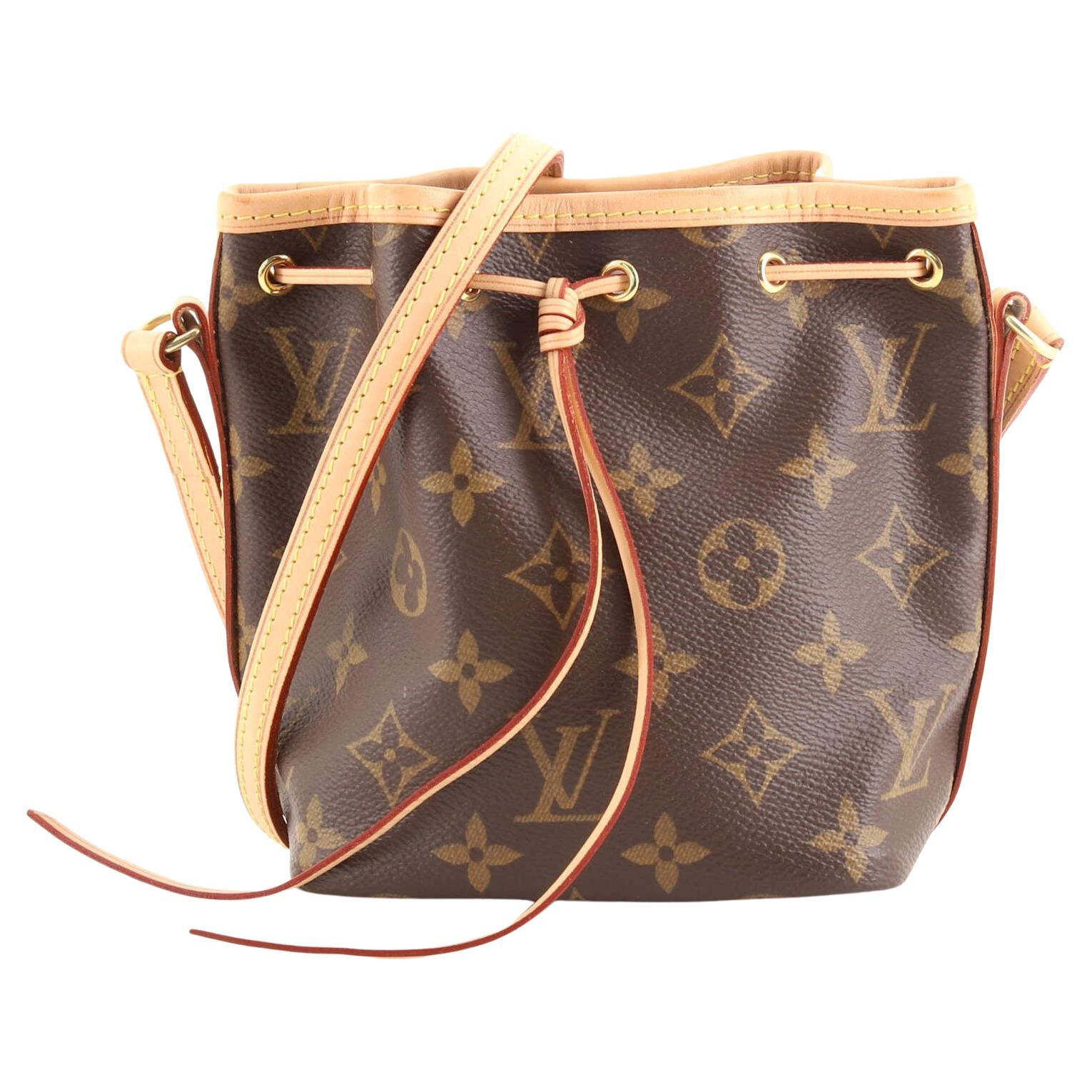 Louis Vuitton Noe Handbag Monogram Canvas Nano at 1stDibs