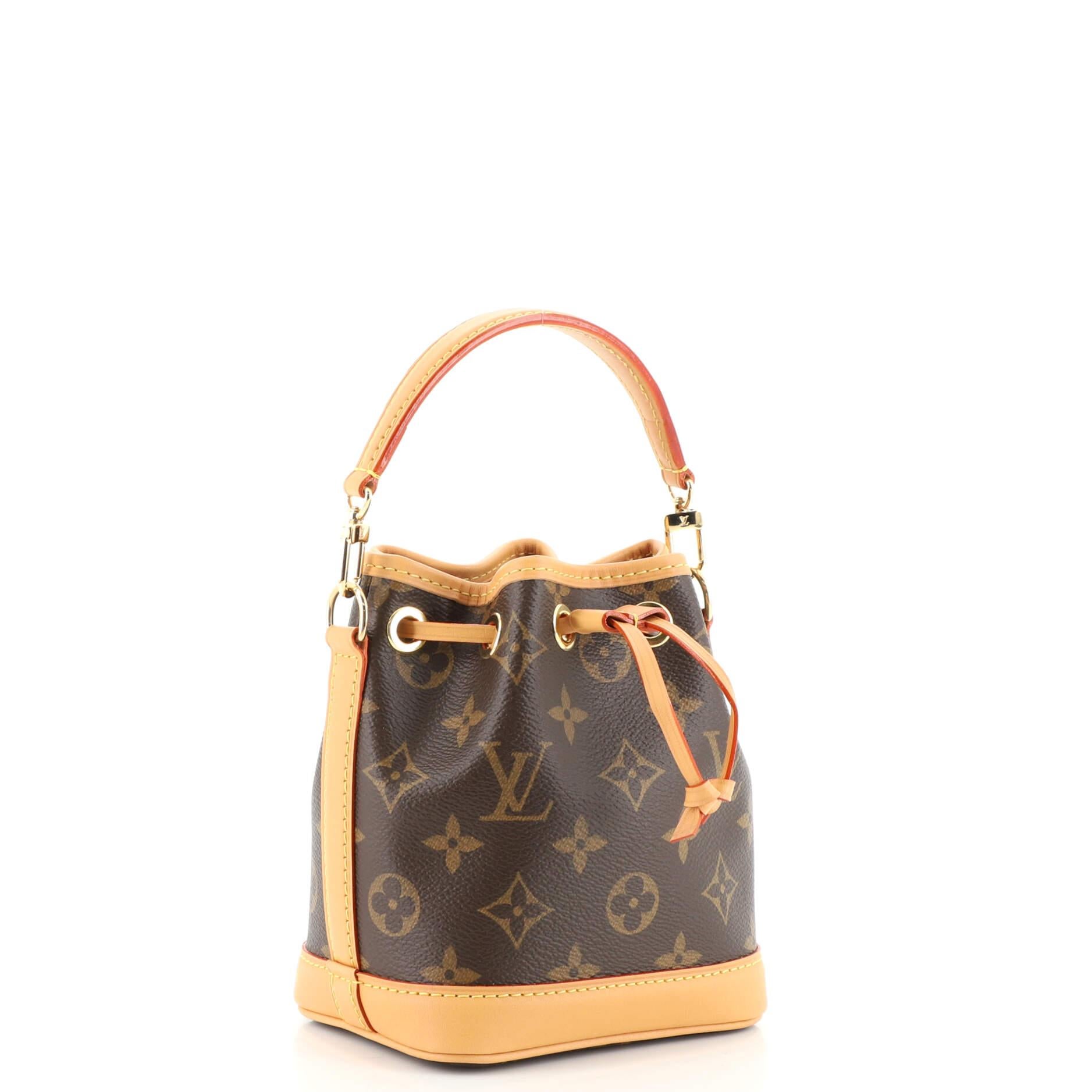 Louis Vuitton Noe NM Handbag Monogram Canvas Nano at 1stDibs | lv neo ...