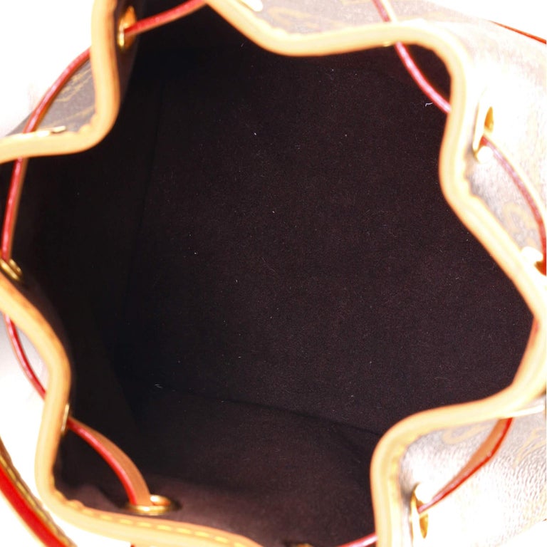 Louis Vuitton Noe NM Handbag Monogram Canvas Nano For Sale at 1stDibs