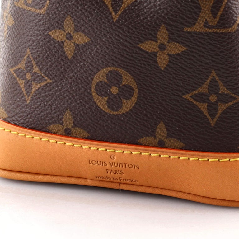Louis Vuitton Noe NM Handbag Monogram Canvas Nano For Sale at 1stDibs