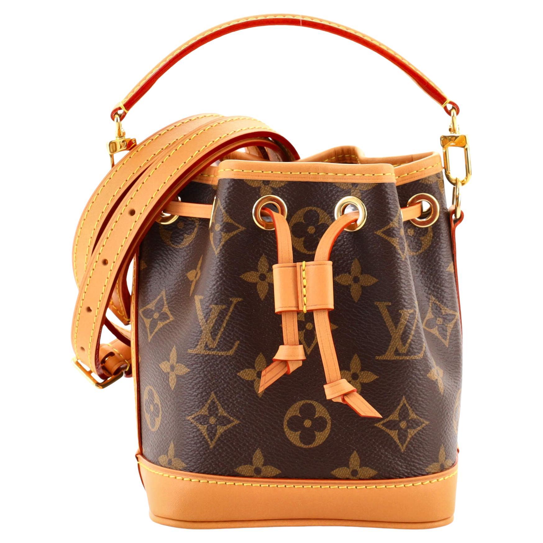 Louis Vuitton Noe NM Handbag Monogram Canvas Nano For Sale at 1stDibs