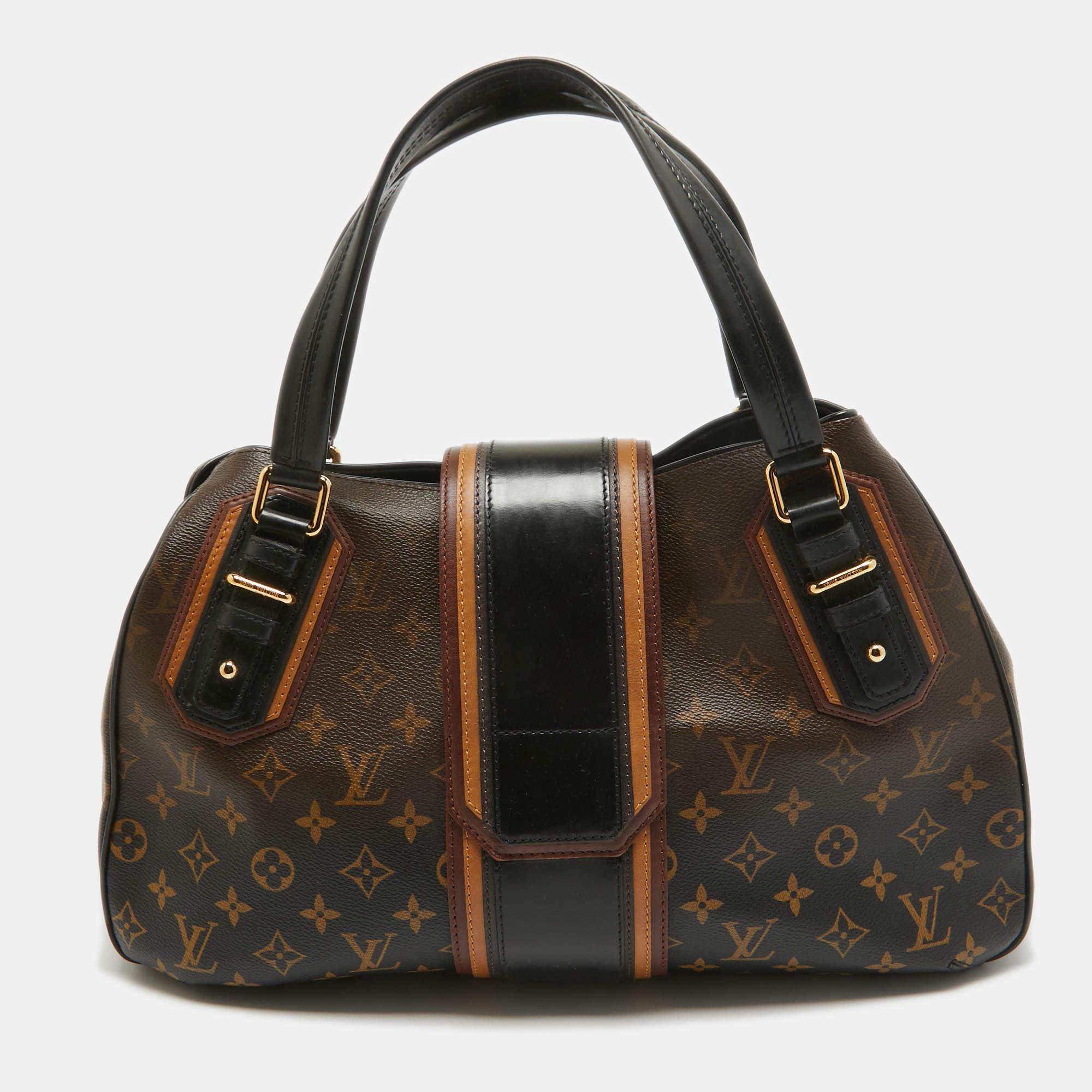 Louis Vuitton Noir Monogram Canvas Limited Edition Mirage Griet Bag For ...