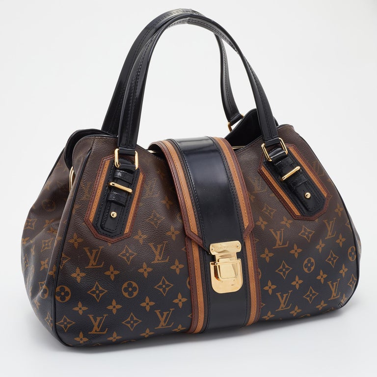 Louis Vuitton Noir Monogram Canvas Limited Edition Mirage Griet Bag For ...
