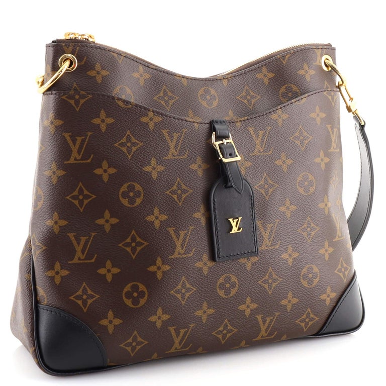 Louis Vuitton Odeon NM Handbag Monogram Canvas with Leather MM For Sale ...