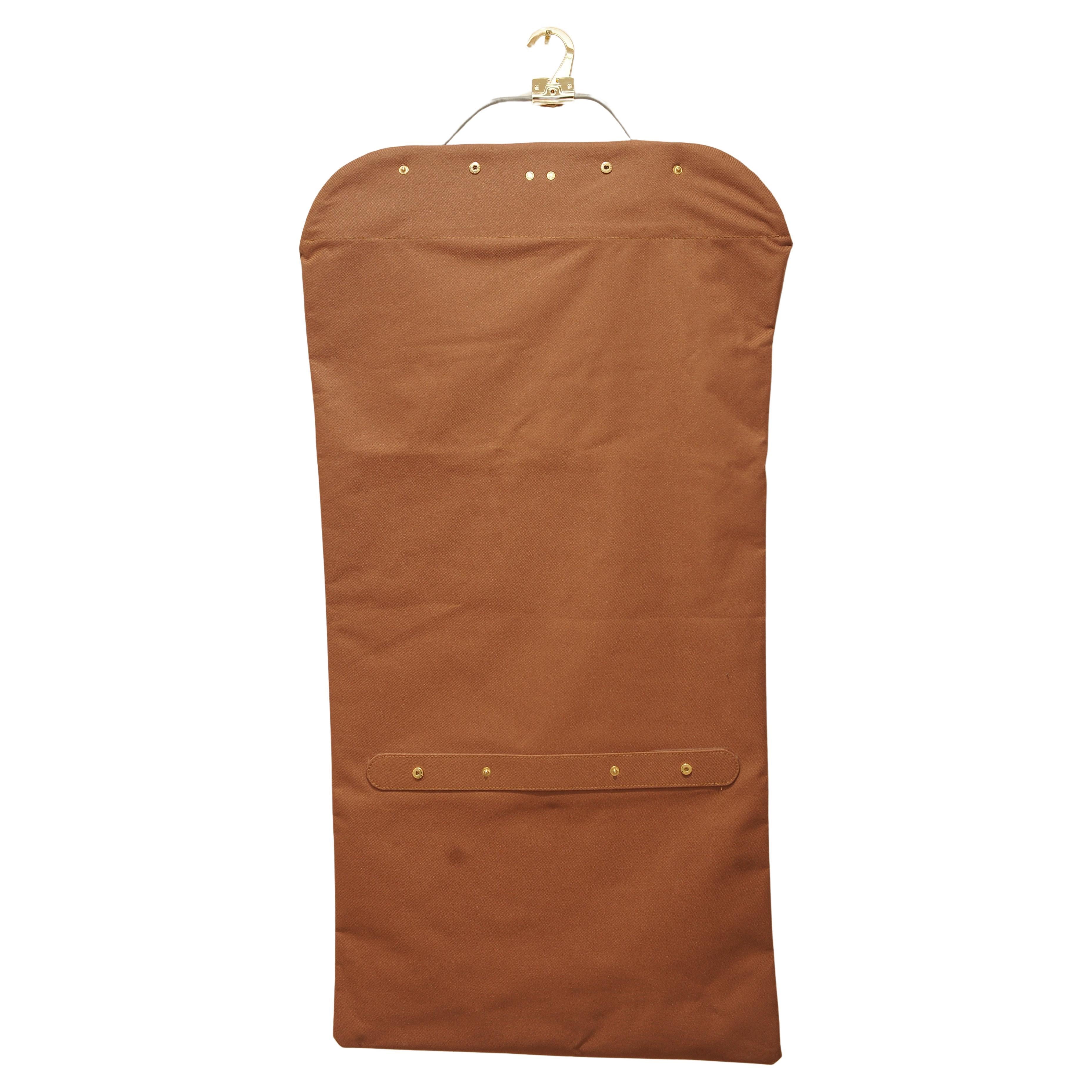 Louis Vuitton of Paris Tan Canvas Dress Suit Carrier With LV Brass ...