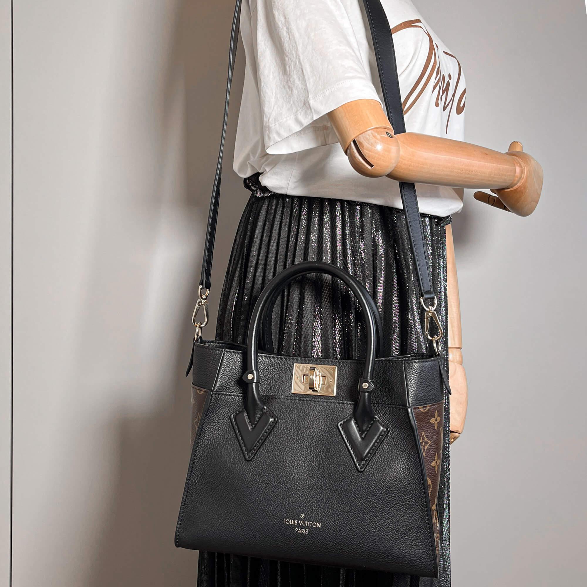 Louis Vuitton On My Side PM Monogram Sides Leather 2-Ways Tote Bag For ...