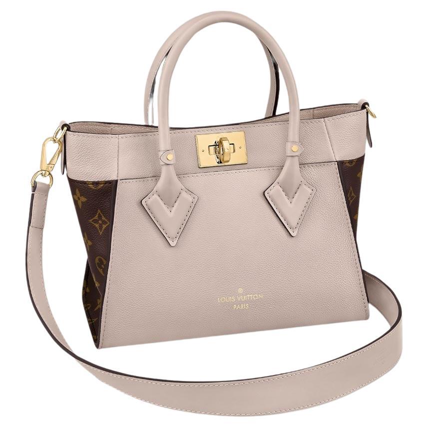 Louis Vuitton On My Side PM Tote Bag Colours Greige Monogram Coated ...