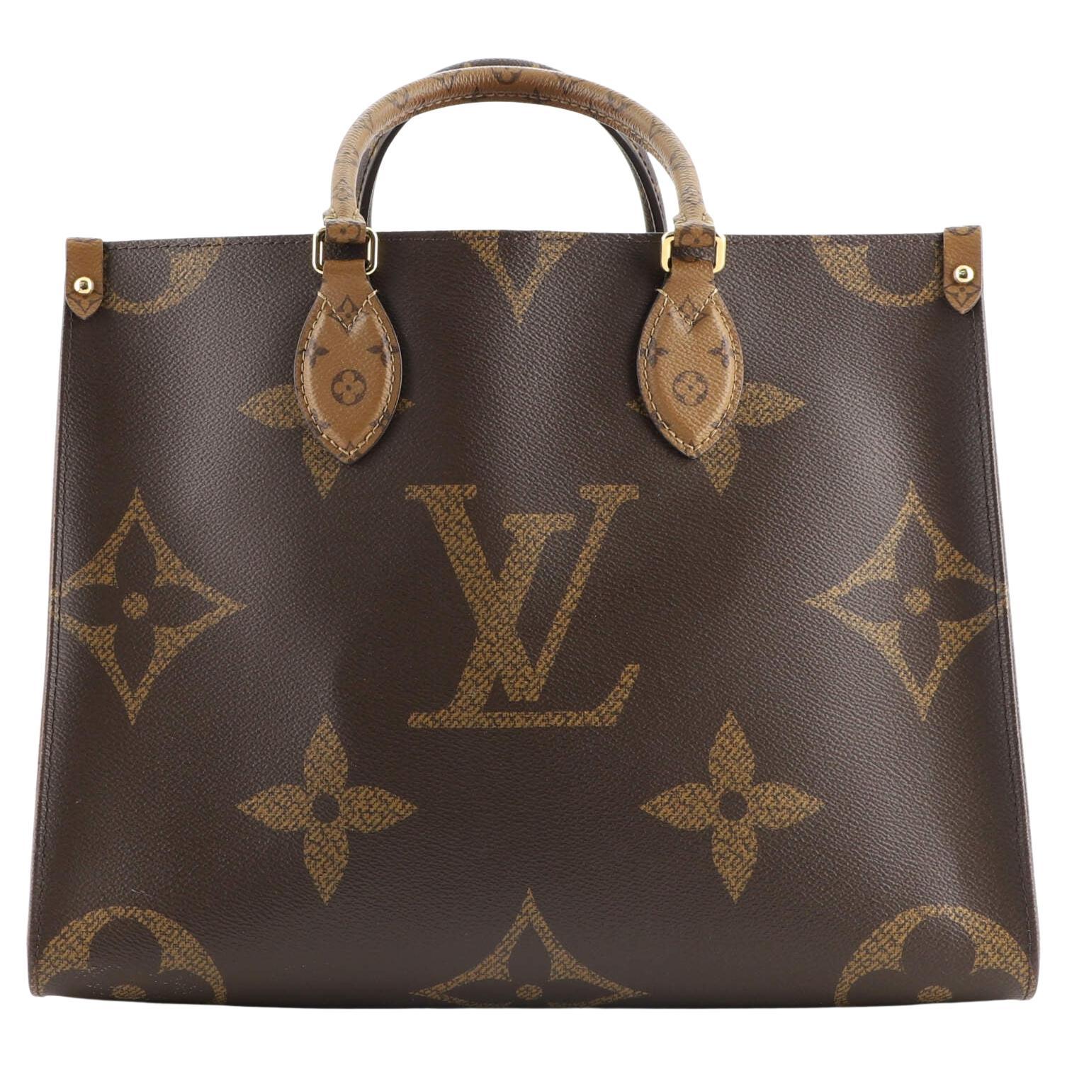 Louis Vuitton OnTheGo Tote Reverse Monogram Giant MM For Sale at 1stDibs