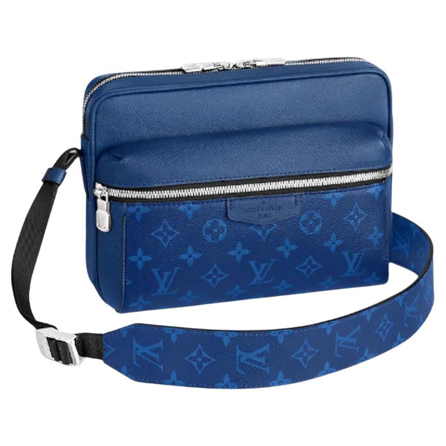Louis Vuitton Outdoor Messenger Cobalt Taiga Cowhide Leather For Sale ...