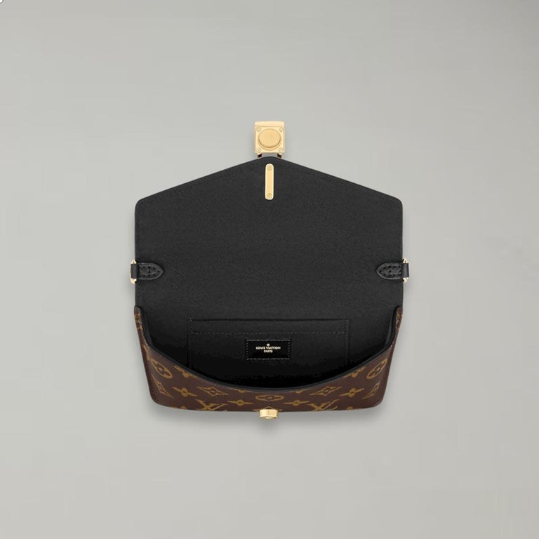 Louis Vuitton Padlock On Strap Bag Black Monogram Coated Canvas For ...