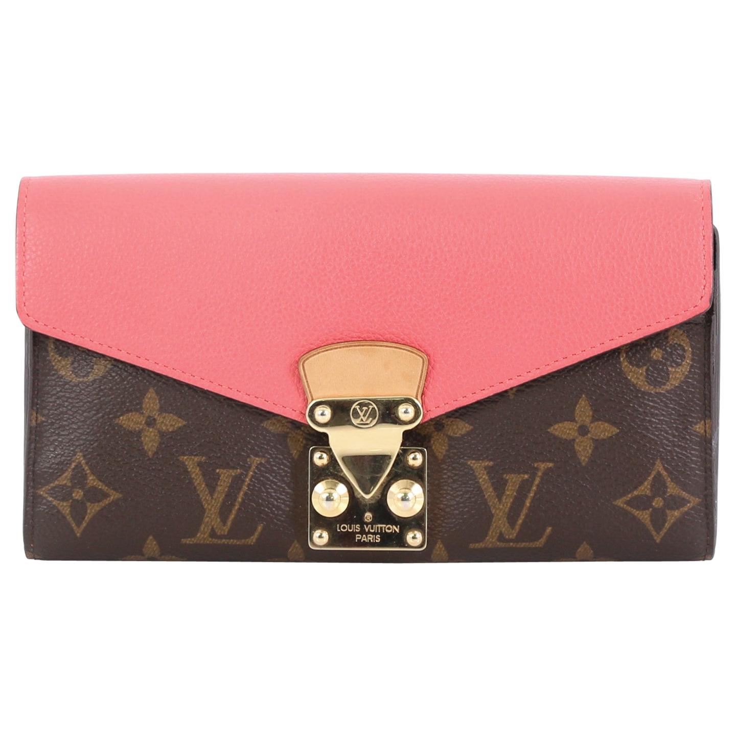 Louis Vuitton Pallas Wallet Monogram Canvas and Calf Leather at 1stDibs