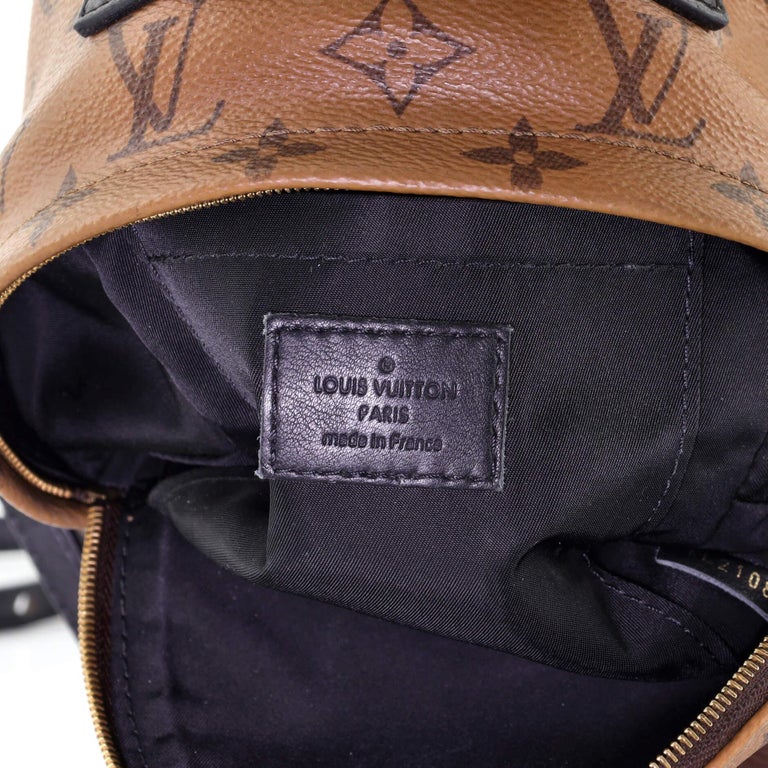 Louis Vuitton Palm Springs Backpack Reverse Monogram Canvas Mini at 1stDibs