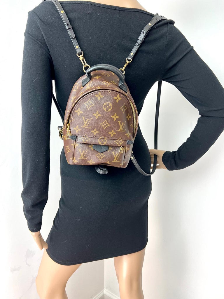 Louis Vuitton Palm Springs Mini Monogram Canvas Backpack Travel School ...