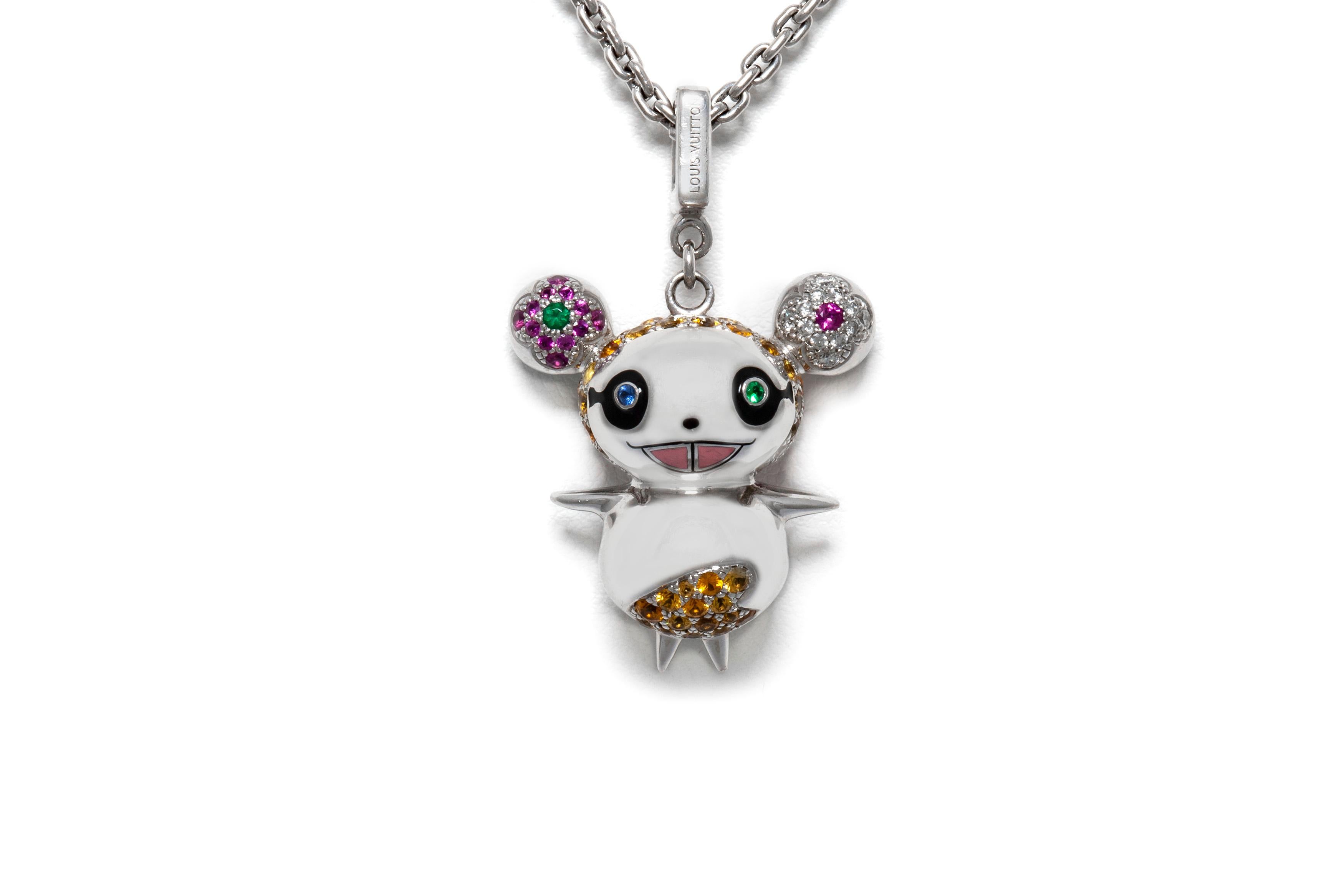 Louis Vuitton Panda Pendant Necklace at 1stDibs