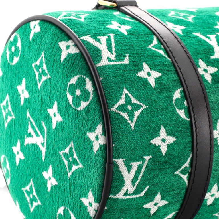 Louis Vuitton Papillon Handbag LV Match Monogram Jacquard Velvet at 1stDibs