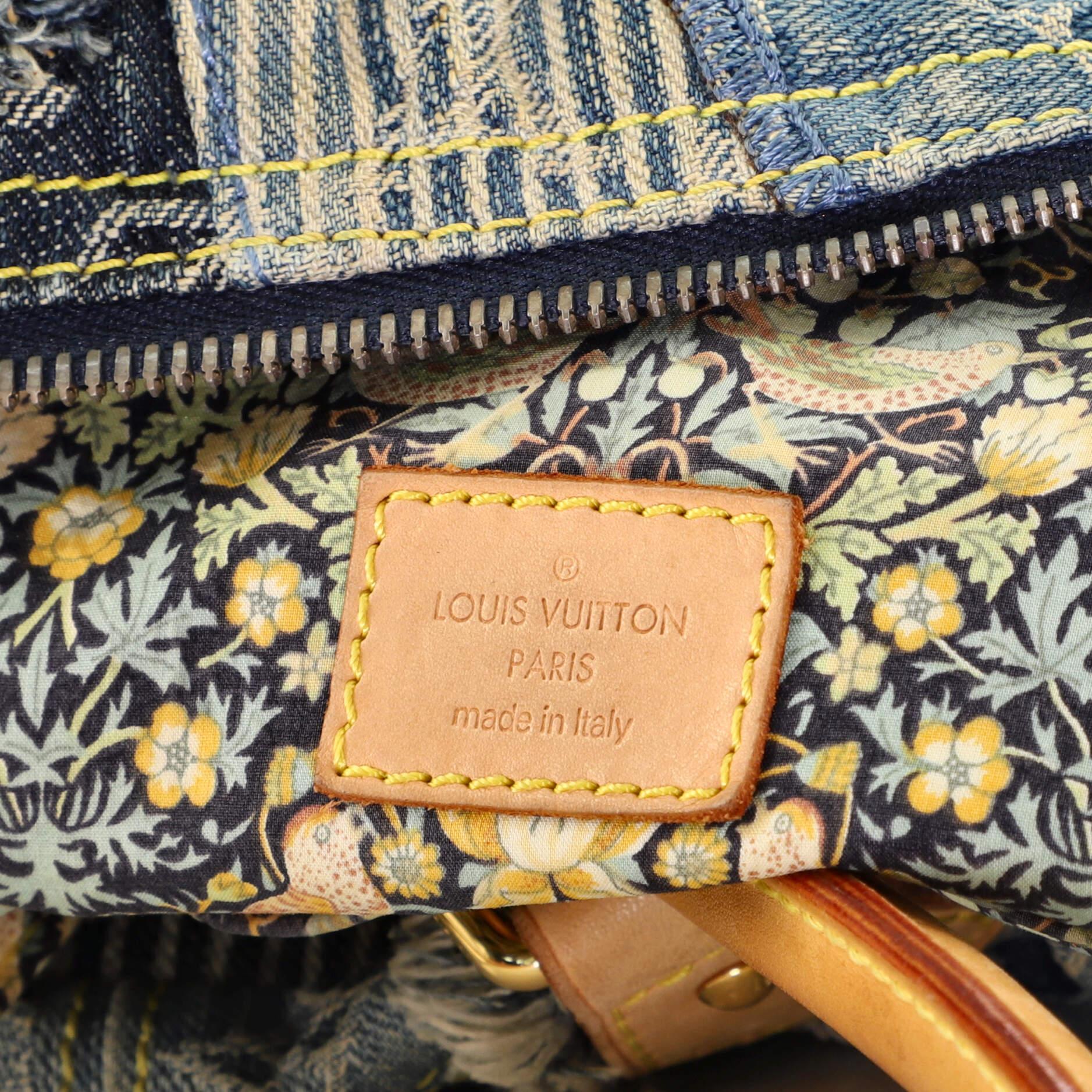 Louis Vuitton Patchwork Bowly Handbag Denim at 1stDibs | patchwork ...