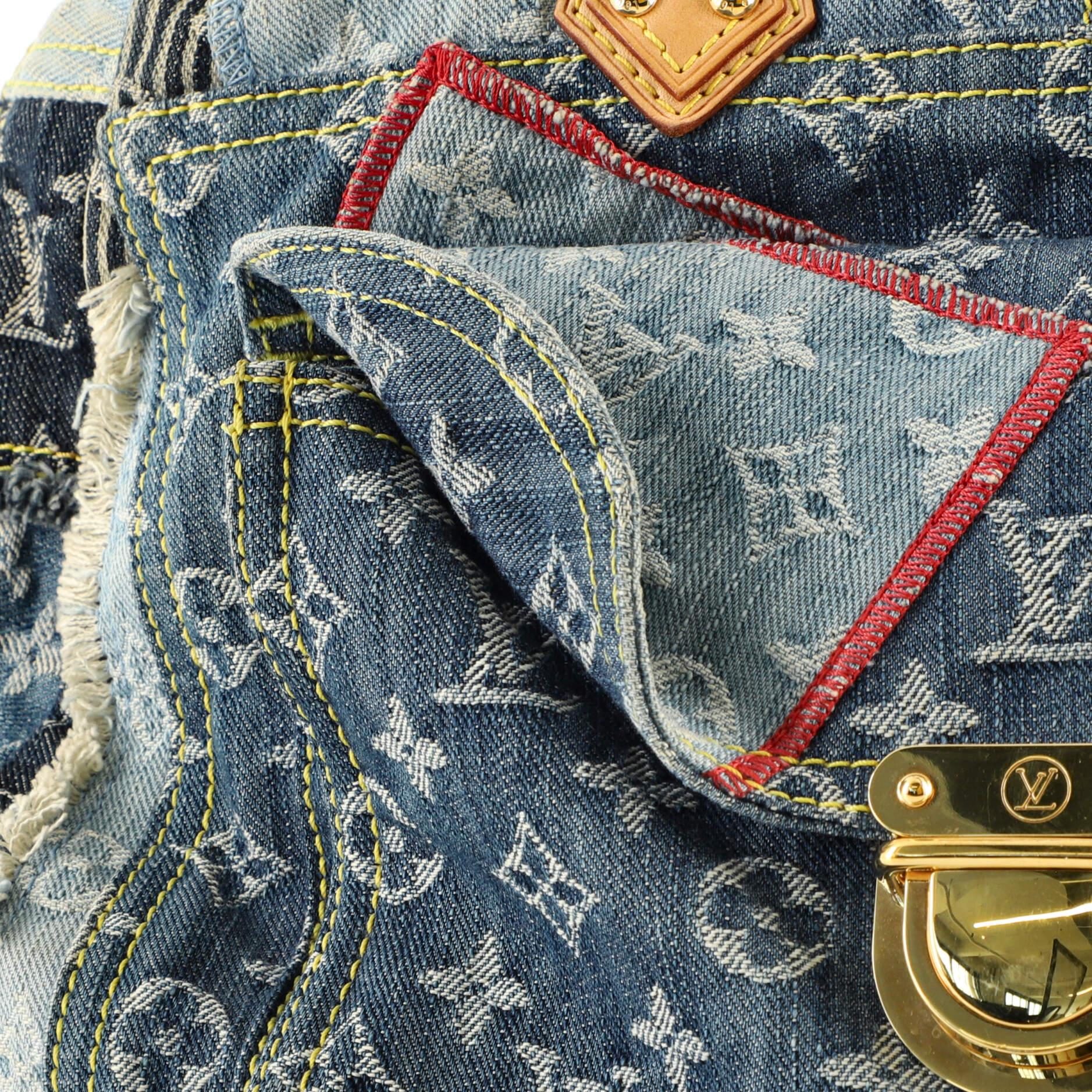 Louis Vuitton Patchwork Bowly Handbag Denim at 1stDibs | patchwork ...