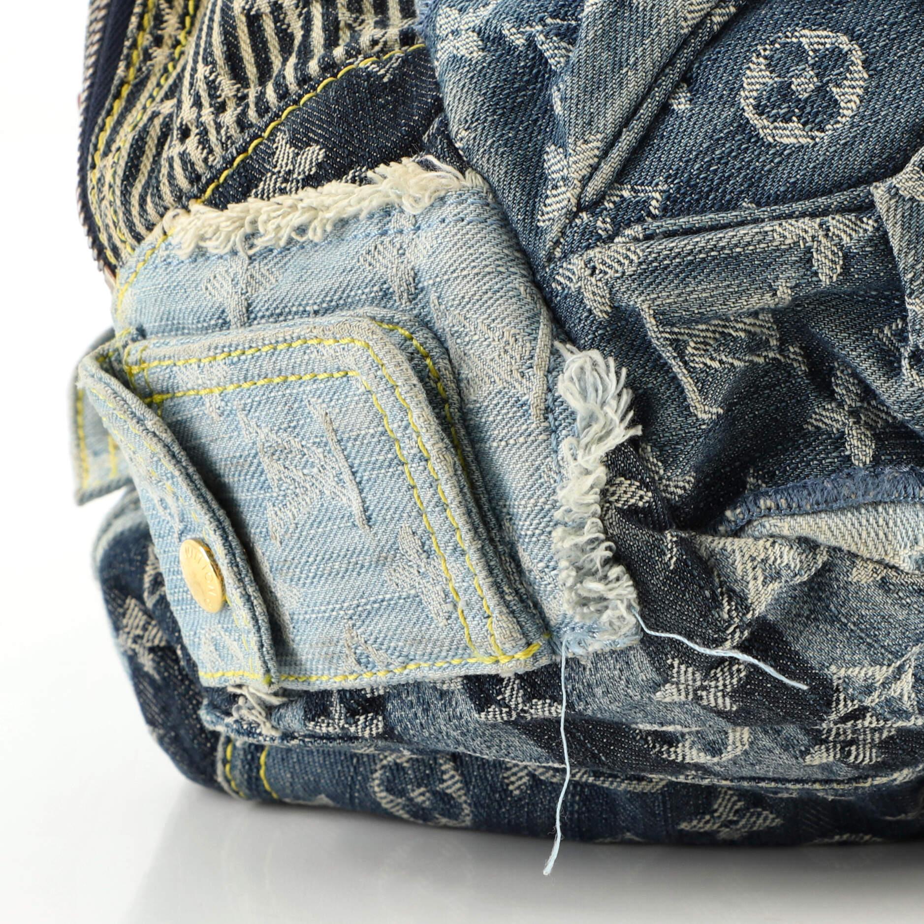 Louis Vuitton Patchwork Bowly Handbag Denim at 1stDibs | patchwork ...