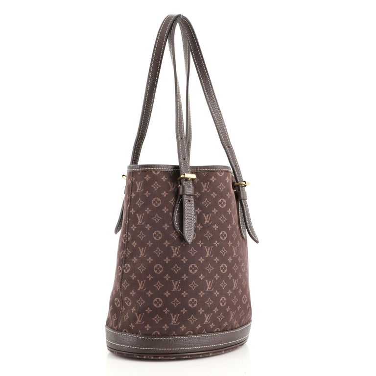 Louis Vuitton Petit Bucket Bag Mini Lin For Sale at 1stDibs