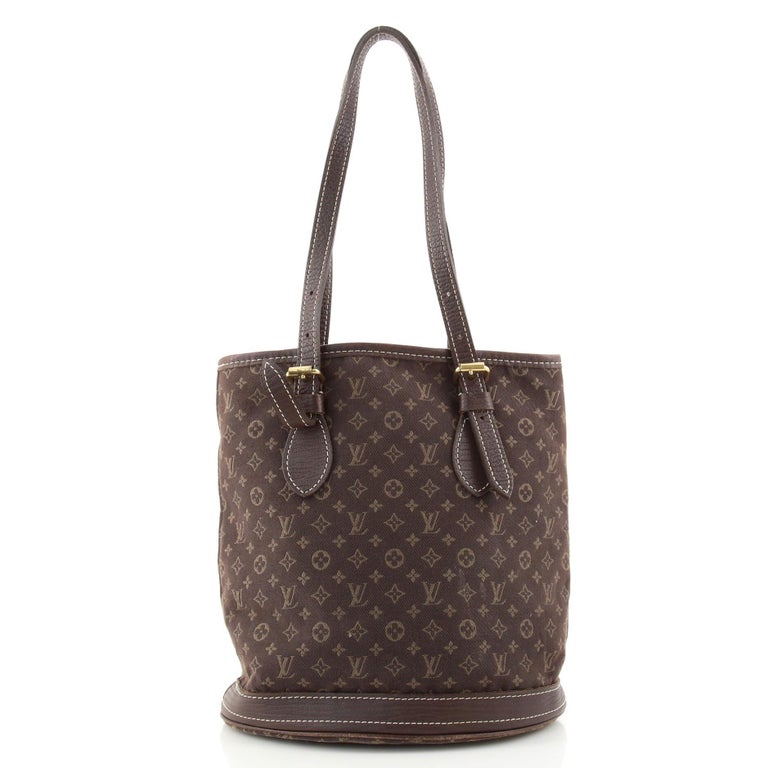 Louis Vuitton Petit Bucket Bag Mini Lin at 1stDibs