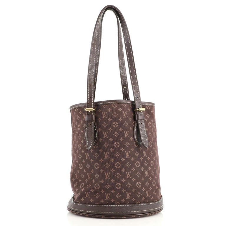 Louis Vuitton Petit Bucket Bag Mini Lin For Sale at 1stDibs