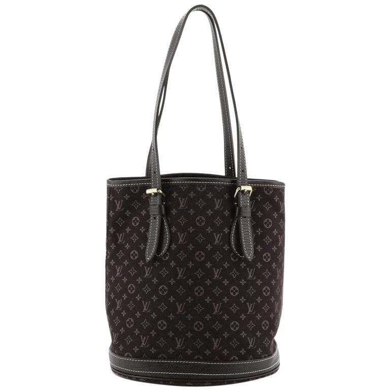 Louis Vuitton Petit Bucket Bag Mini Lin at 1stDibs