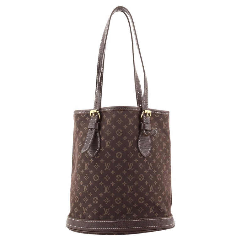Louis Vuitton Petit Bucket Bag Mini Lin For Sale at 1stDibs