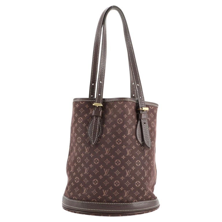 Louis Vuitton Petit Bucket Bag Mini Lin For Sale at 1stDibs