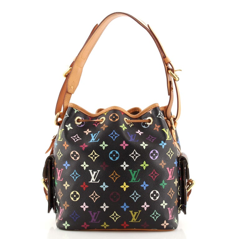 Louis Vuitton Petit Noe Handbag Monogram Multicolor at 1stDibs