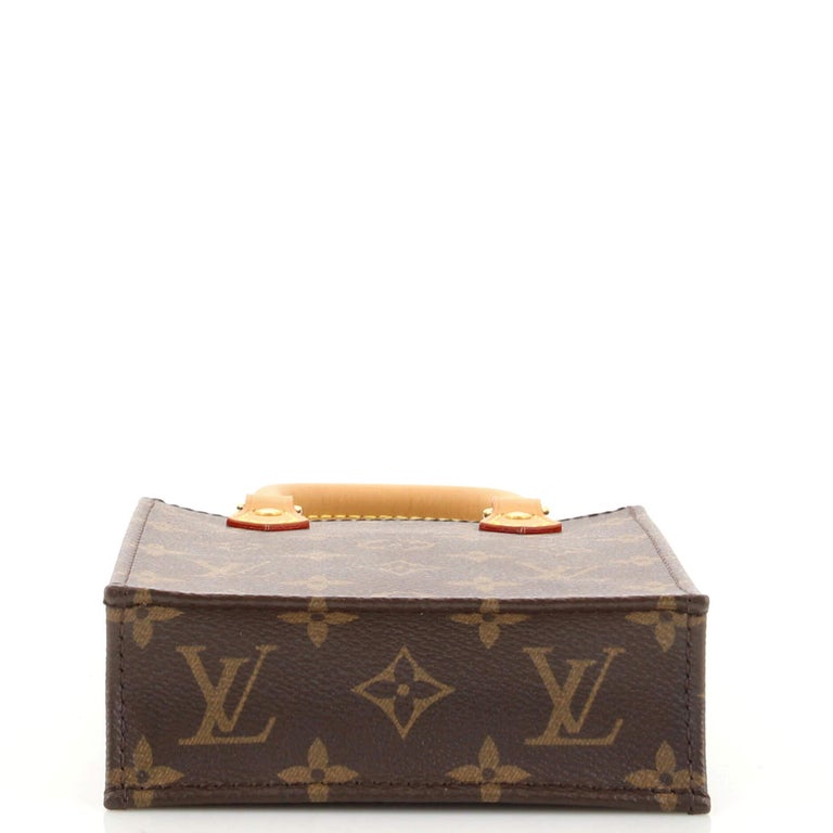 Louis Vuitton Petit Sac Plat Bag Monogram Canvas For Sale at 1stDibs