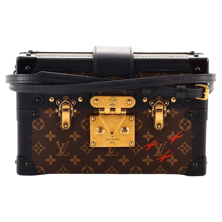 Louis Vuitton Petite Malle Handbag Monogram Canvas For Sale at 1stDibs