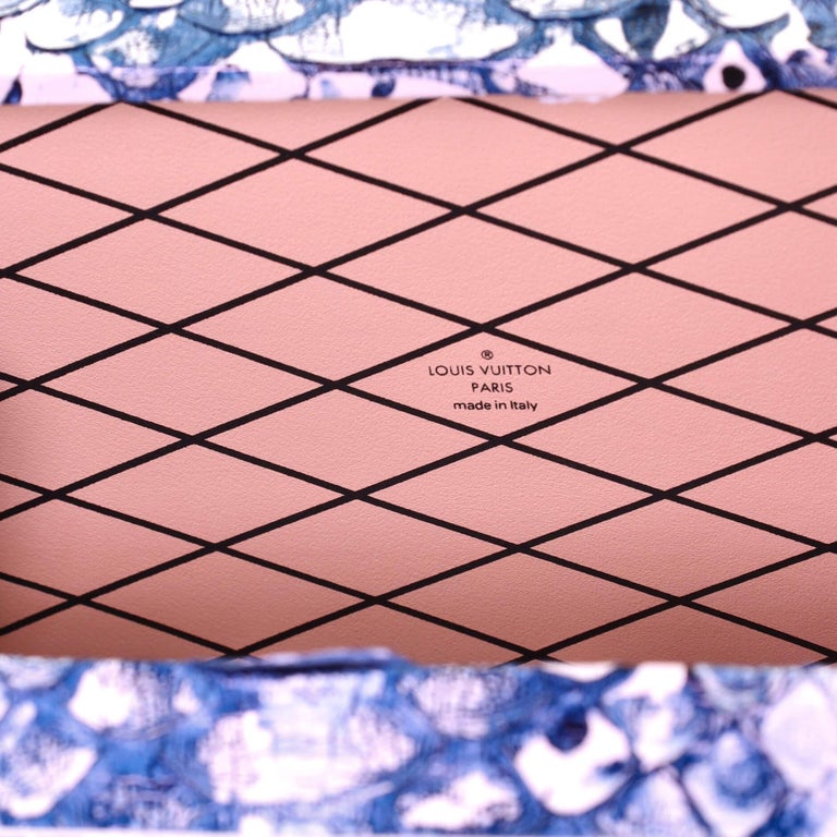 Louis Vuitton Petite Malle Handbag Python For Sale at 1stDibs