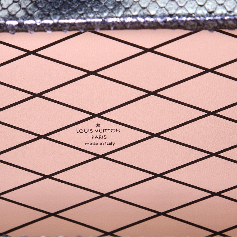 Louis Vuitton Petite Malle Handbag Python For Sale at 1stDibs