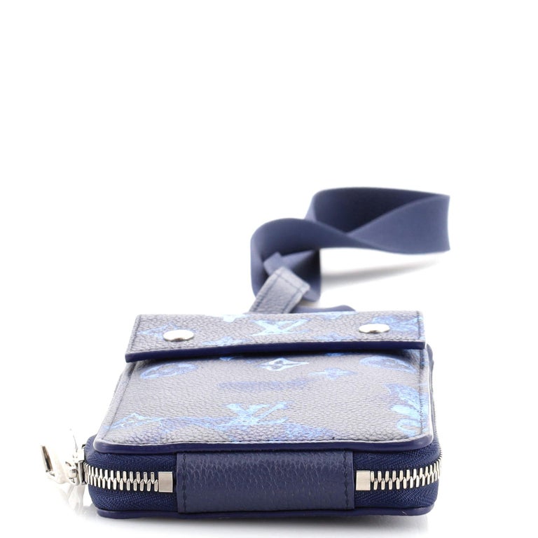 Louis Vuitton Phone Pouch Limited Edition Monogram Ink Watercolor ...
