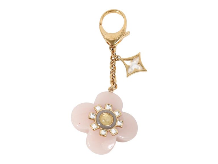 LOUIS VUITTON PINK CLOVER Bag Charm Key Ring For Sale at 1stDibs
