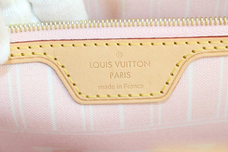 Louis Vuitton Pink Yellow Monogram By the Pool Neverfull MM with Pouch ...
