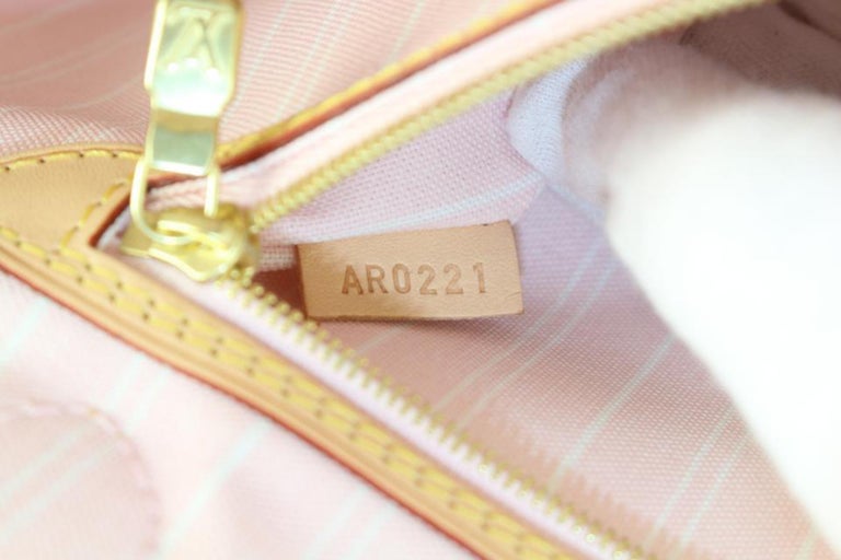 Louis Vuitton Pink Yellow Monogram By the Pool Neverfull MM with Pouch ...