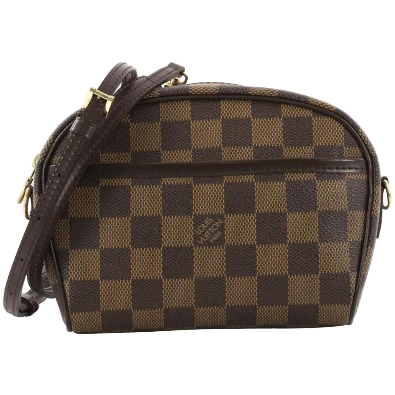 Louis Vuitton Pochette Ipanema 2way 232891 Brown Coated Canvas Cross ...