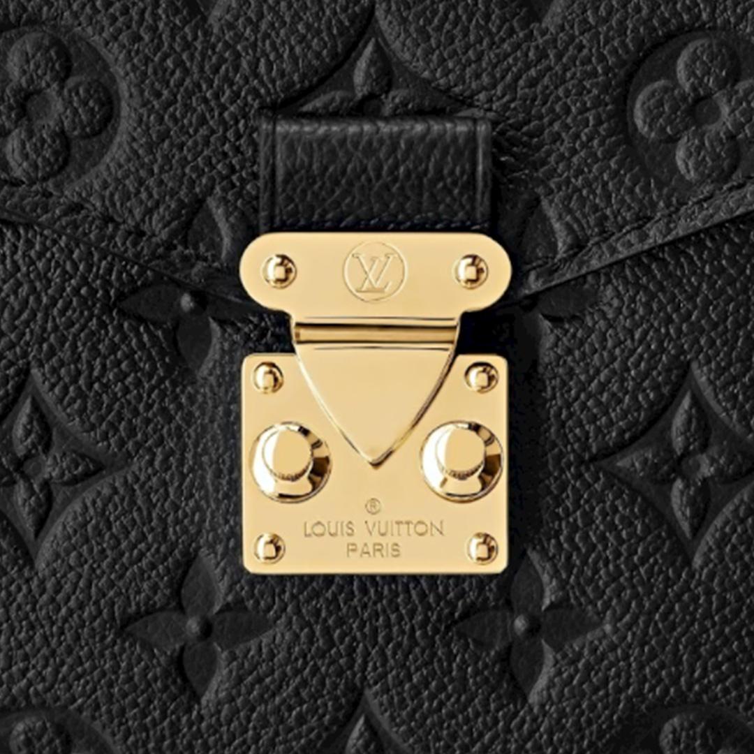 Louis Vuitton Pochette Métis Colours Black Monogram Empreinte Leather ...