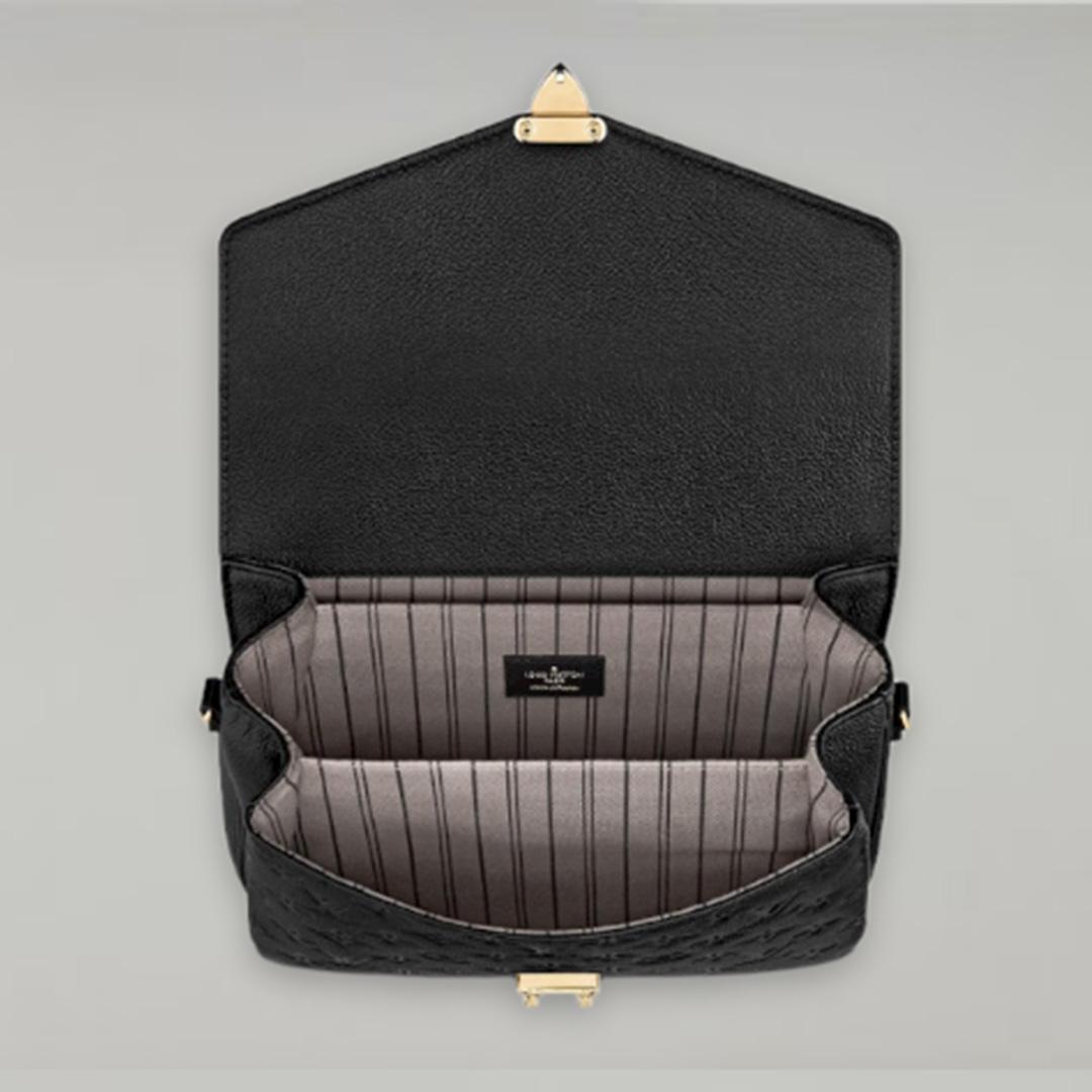 Louis Vuitton Pochette Métis Colours Black Monogram Empreinte Leather ...