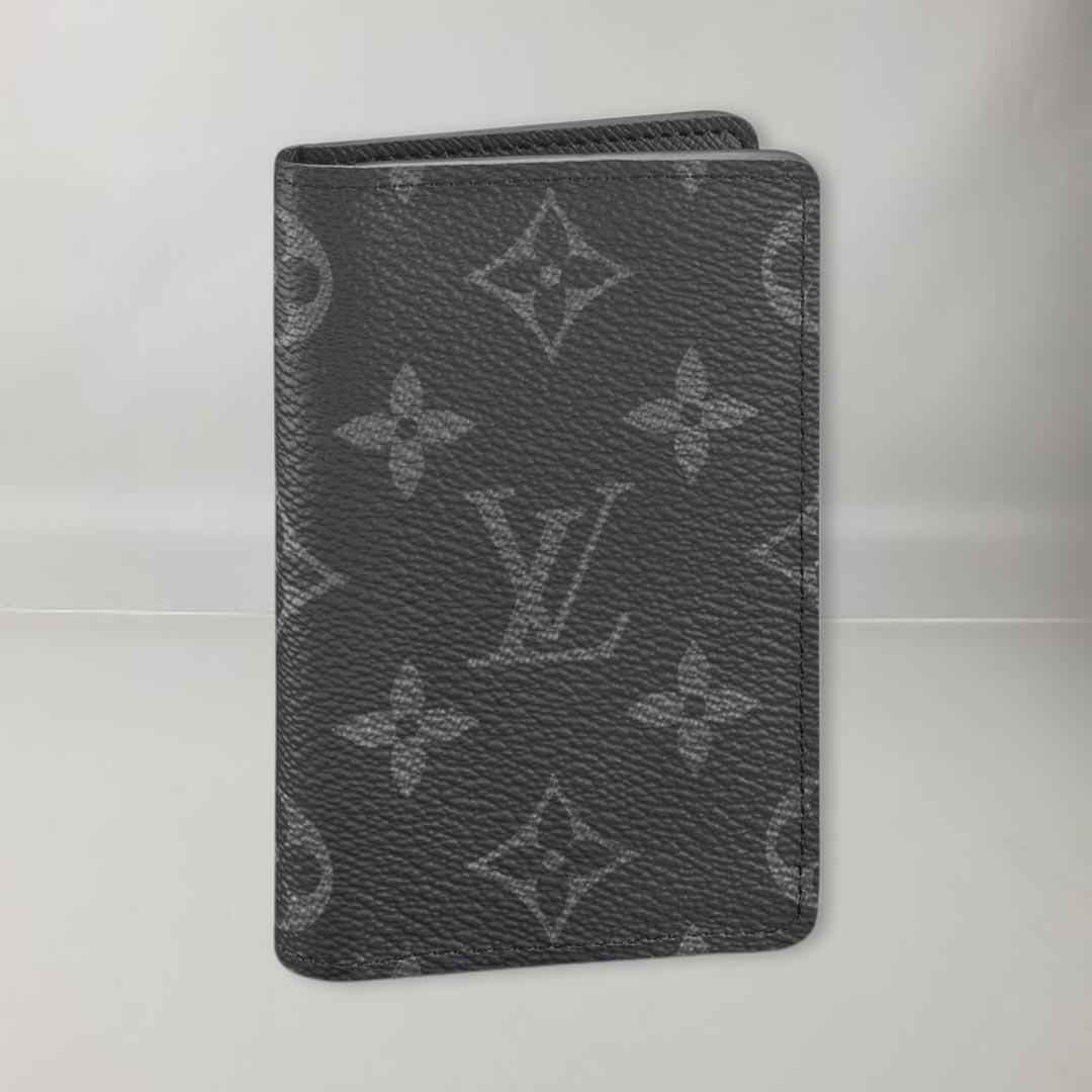 Louis Vuitton Pocket Organizer Monogram Eclipse Canvas For Sale at 1stDibs