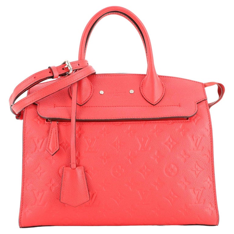 Louis Vuitton Pont Neuf Handbag Monogram Empreinte Leather MM For Sale ...