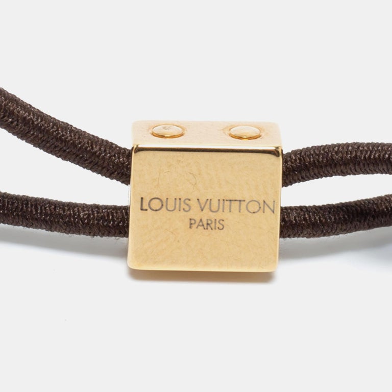 Louis Vuitton Praline Brown Resin Inclusion Hair Cubes Set of 2 For ...